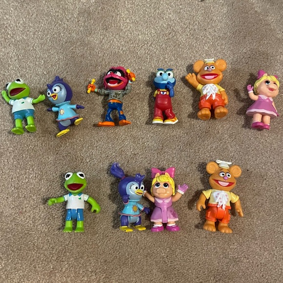 Disney | Toys | Colorful Muppet Babies Cartoon Character Toy Set | Poshmark